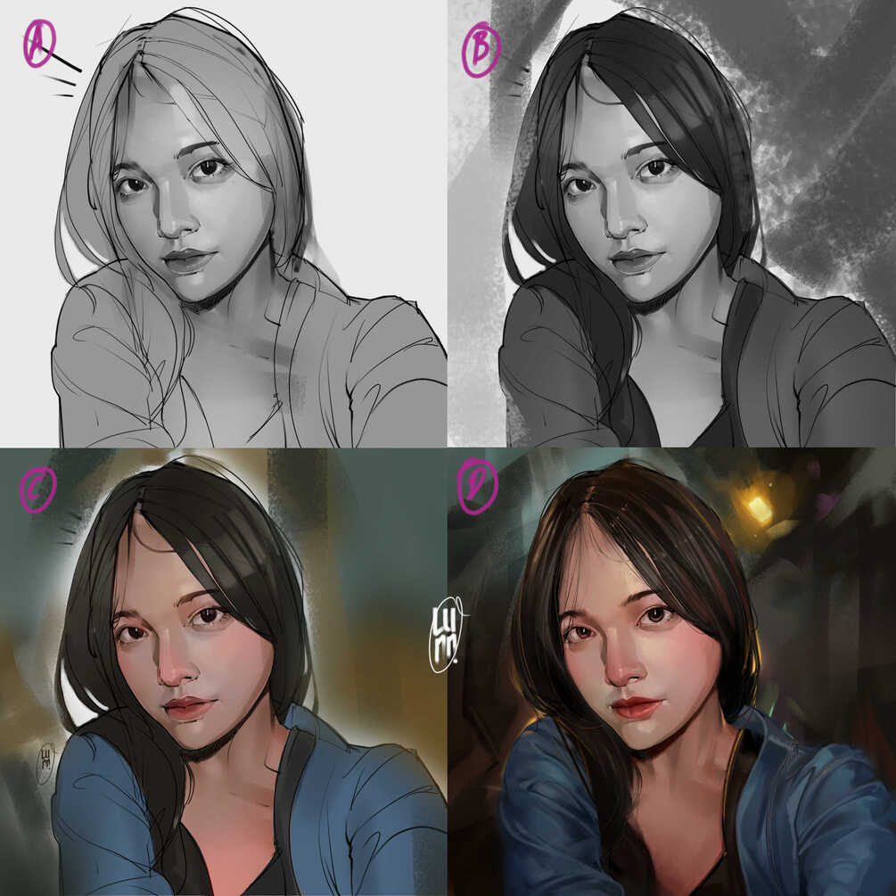 Lunn - Portrait Painting