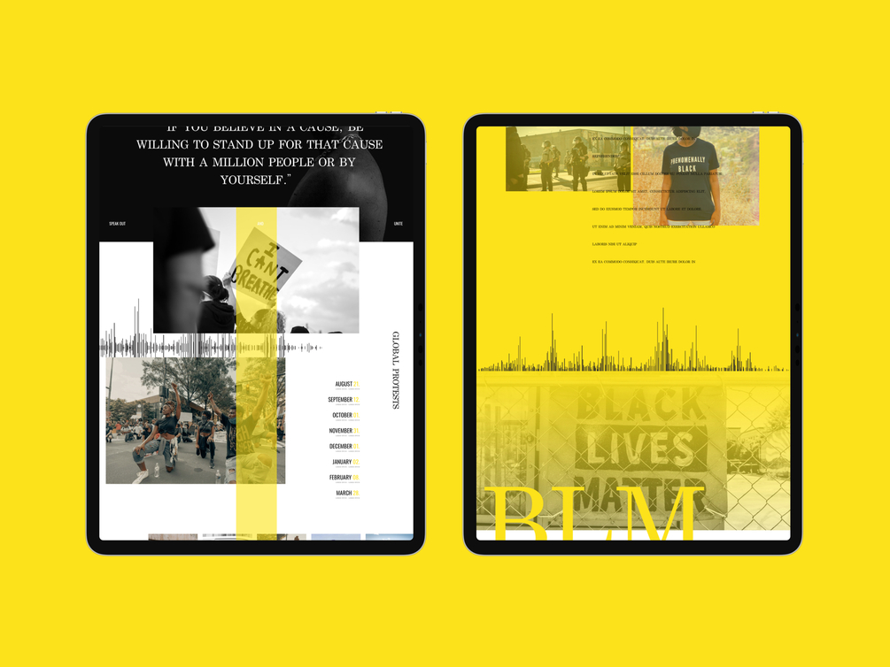 BLM - Website Template