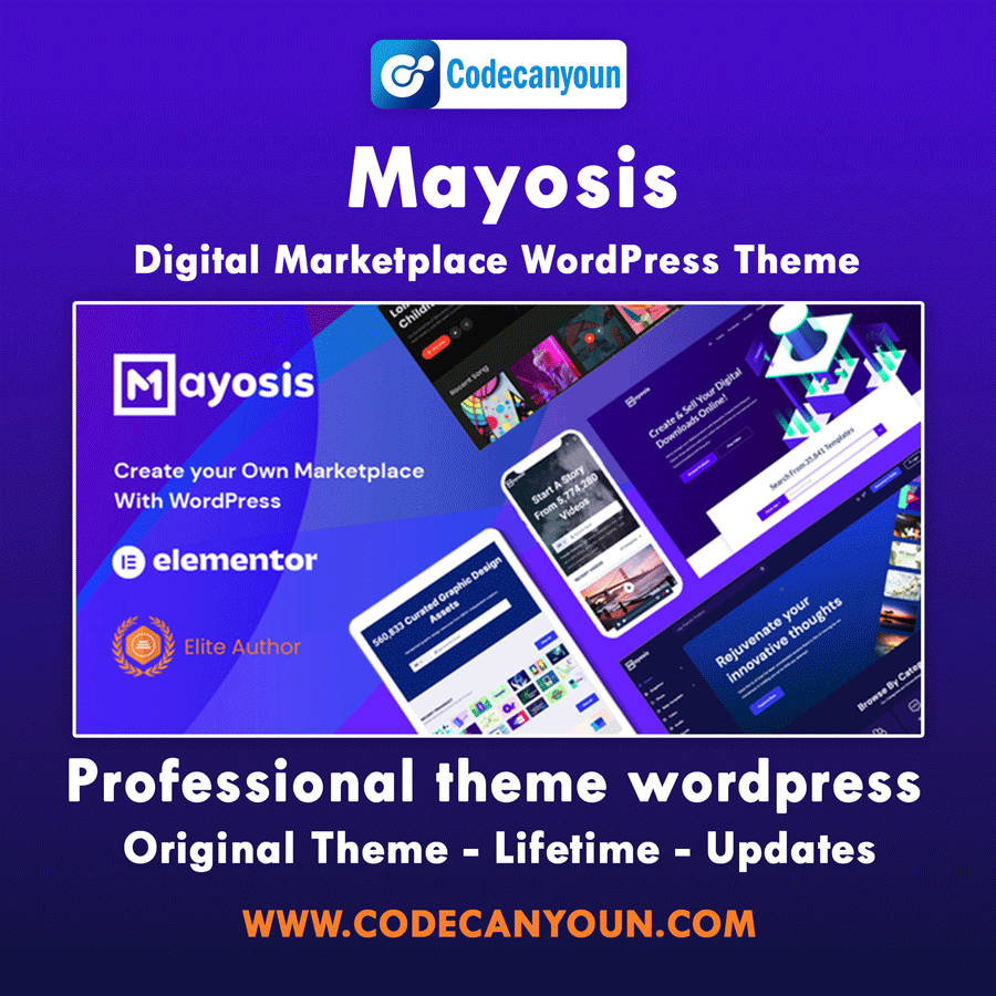 Mayosis - Digital Marketplace WordPress Theme