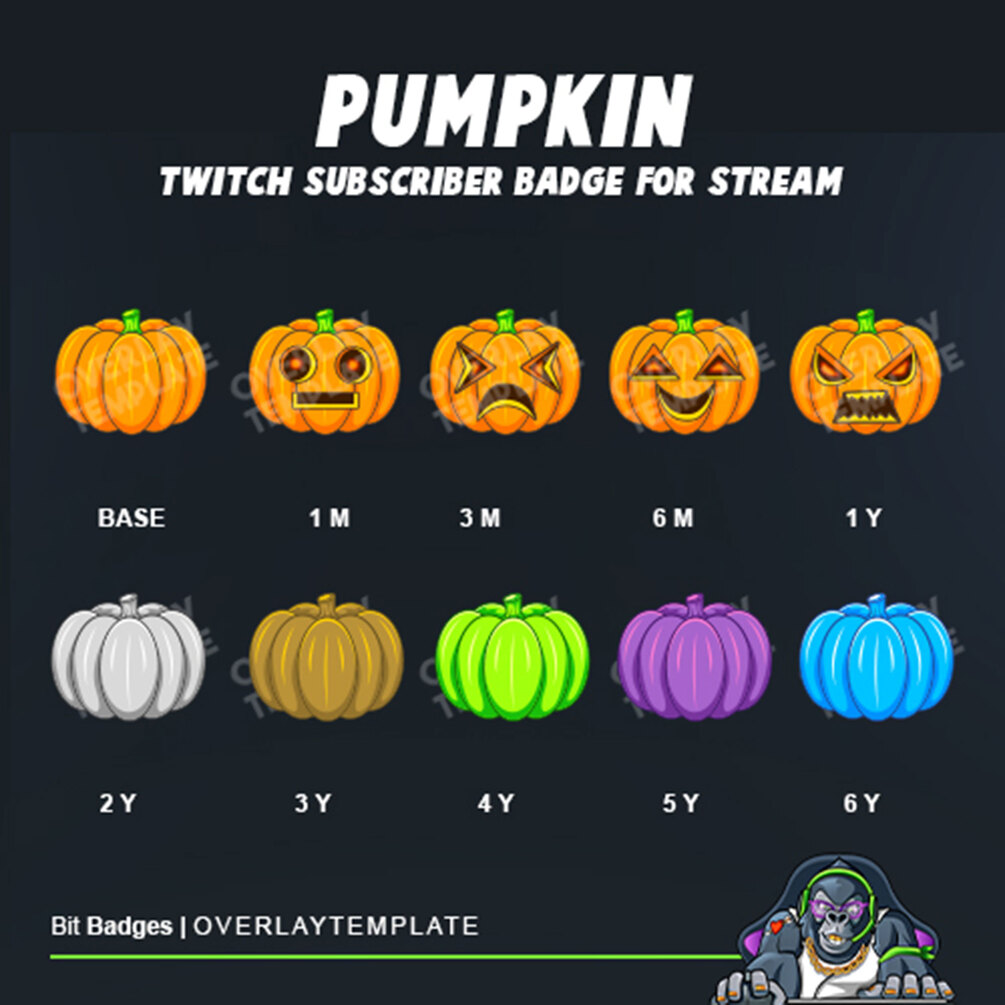 Pumpkin – Bit Badges