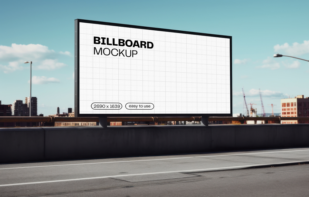 Urban Commercial Billboard Mockup / #830
