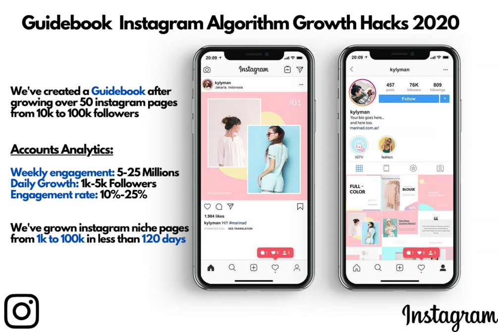 Guidebook - Instagram Algorithm Growth Hacks 2020