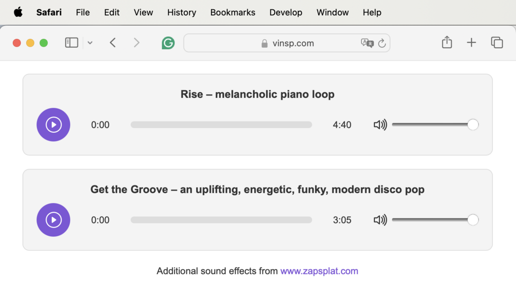 HTML5 Audio Multi-Player