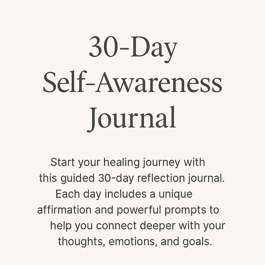 30-Day Self-Awareness Journal – Your Mental Clarity Starts Here