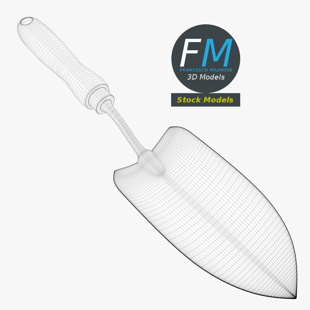 3D MODEL - Garden trowel