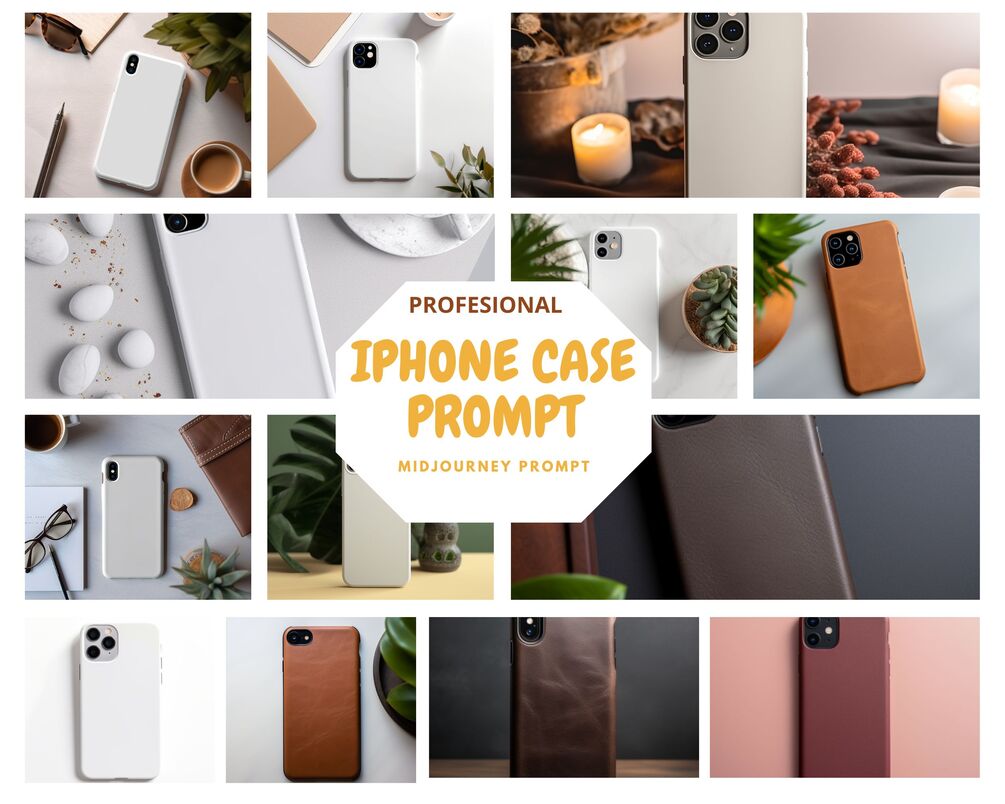 Effortless MidJourney Prompts for Phone Case Mockup Designs