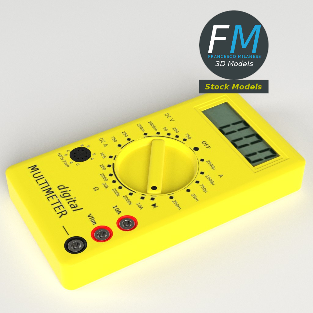 3D MODEL - Digital multimeter