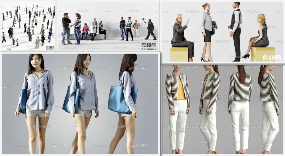 People Collection Part 5 - 3dsmax