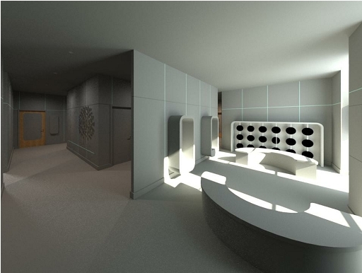 HOSPITAL CHILD POLYCLINIC CORRIDOR MODEL