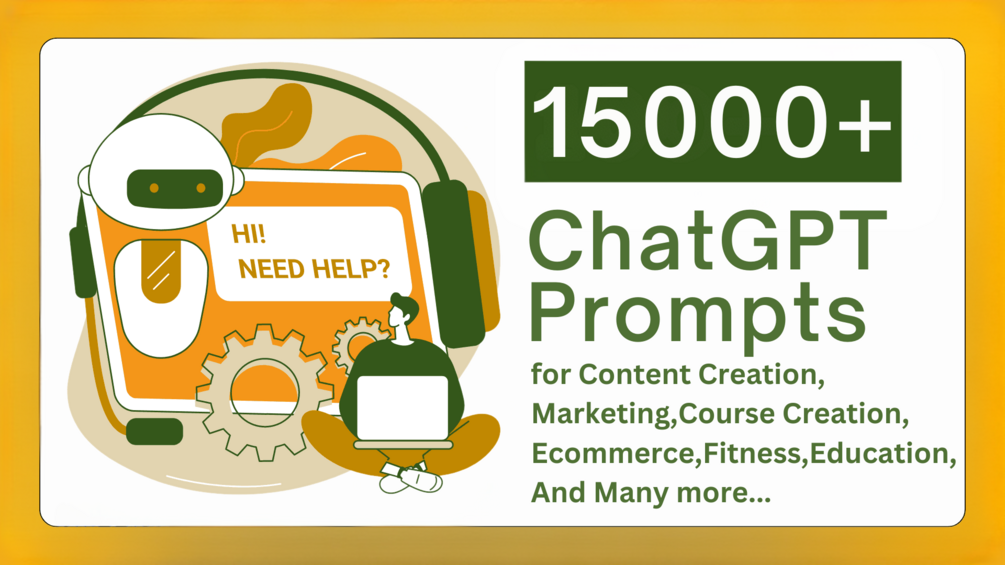 15,000+ High-Quality and diverse ChatGPT prompts