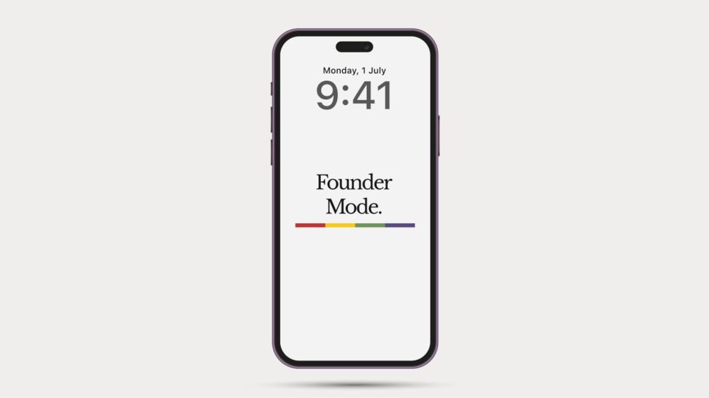 Founder Mode Wallpaper - Light