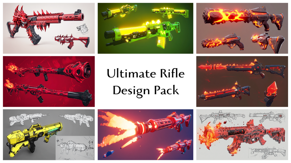 Ultimate Rifle Design Pack – 150 High-Quality Rifle Concepts With 20 ...