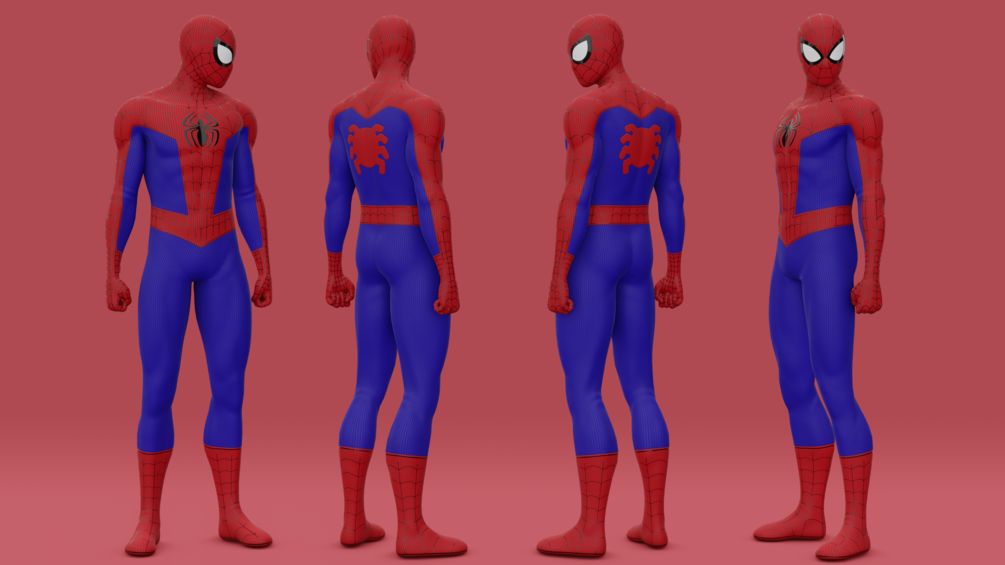 Spider-Verse Peter Suit Textures