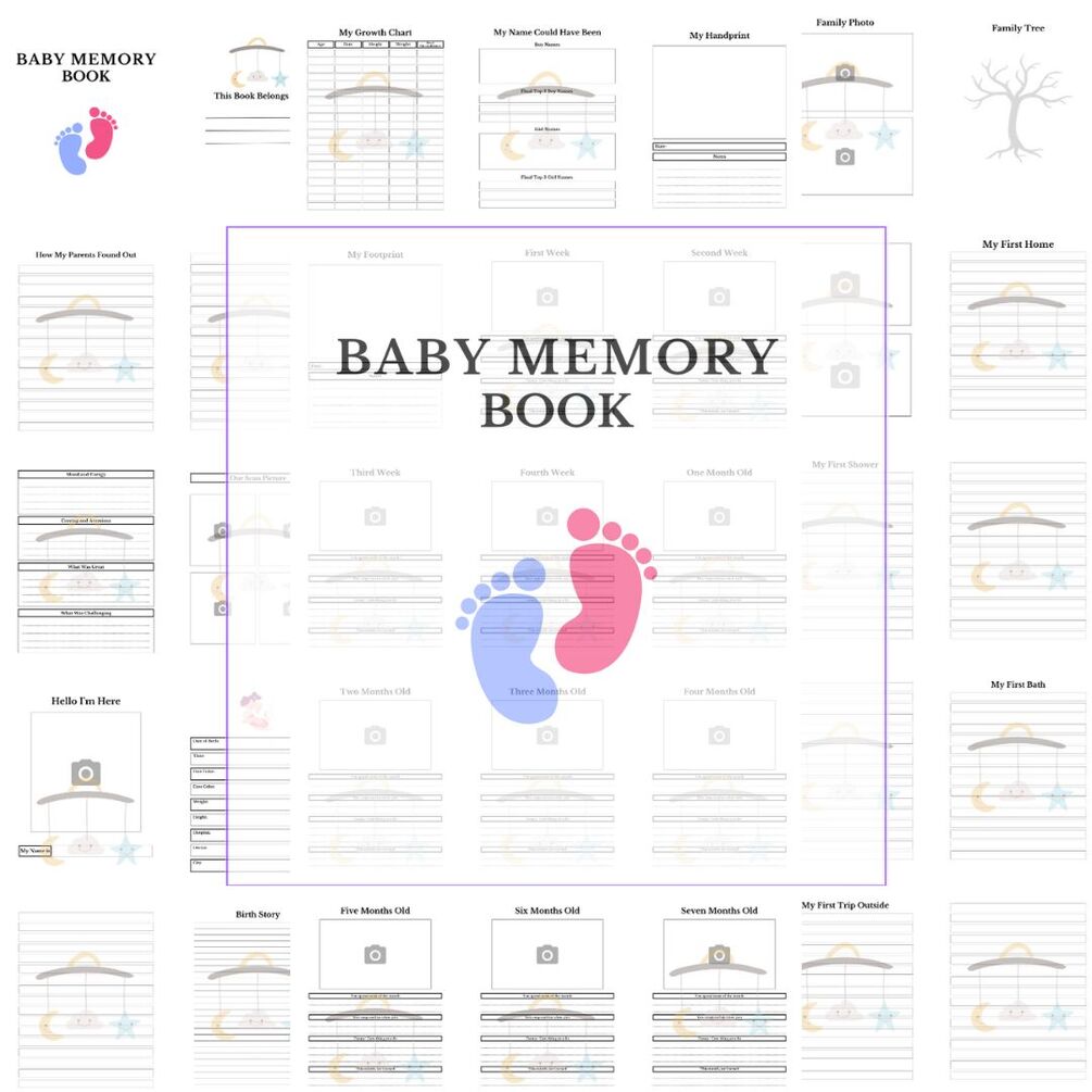 Personalized Baby Memory Book | Keepsake Journal for New Parents ...