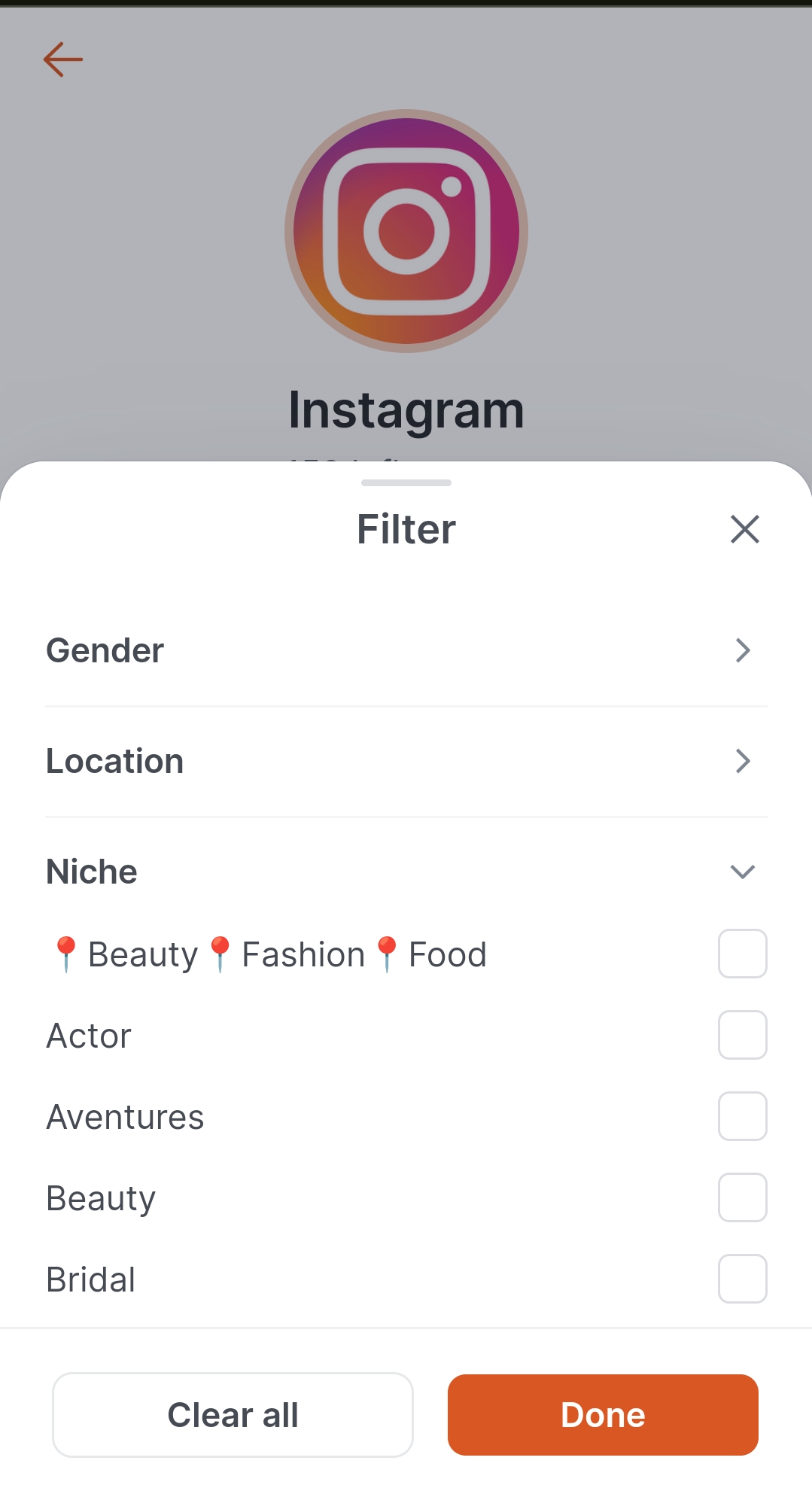 🤳Influencers Directory App