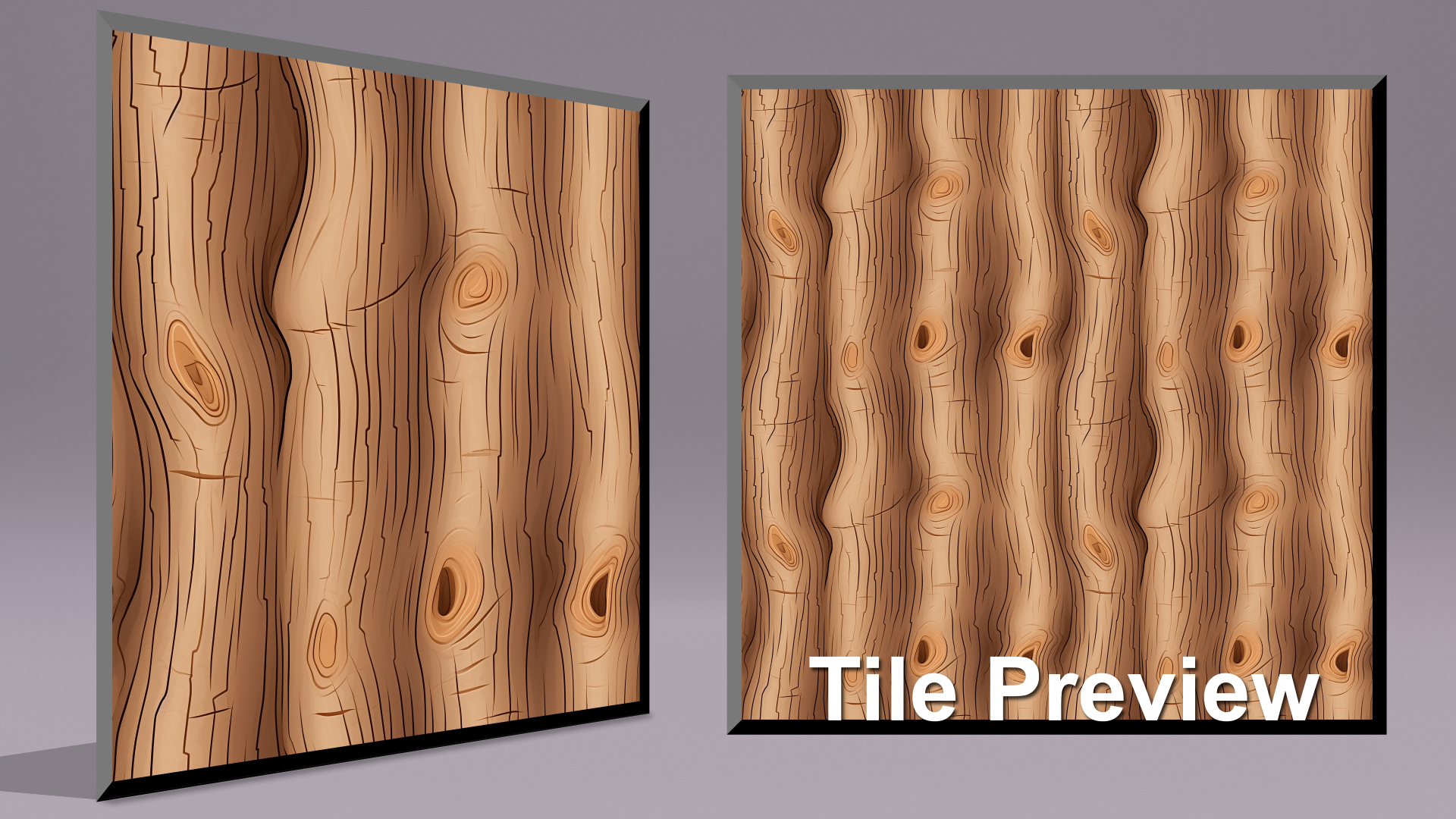 Cartoon Wood Textures Pack 16 - 10x PNG