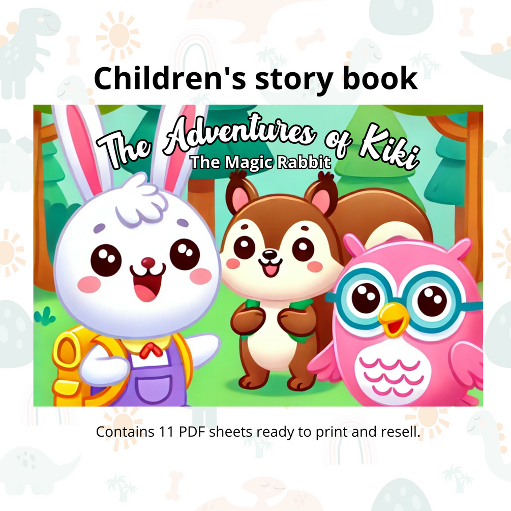PDF children's story book "The Adventures of Kiki the Magic Rabbit ...