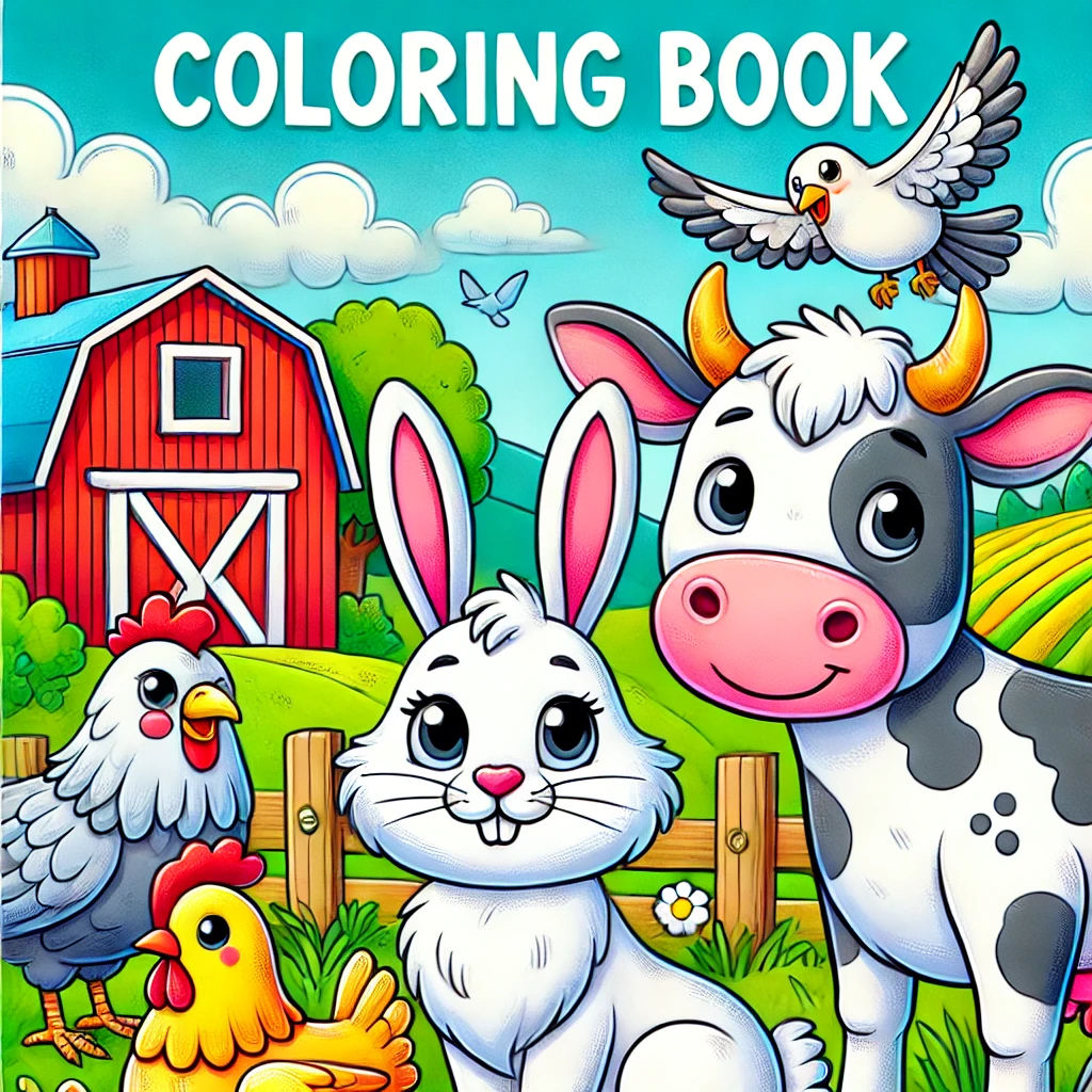Animals & Birds Coloring Book