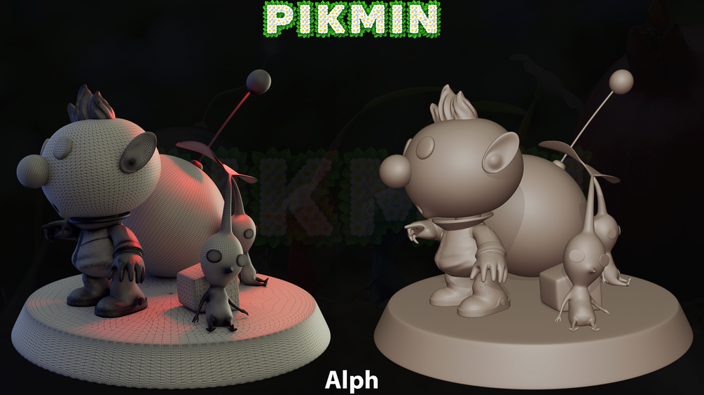Alph - Pikmin 3D print model
