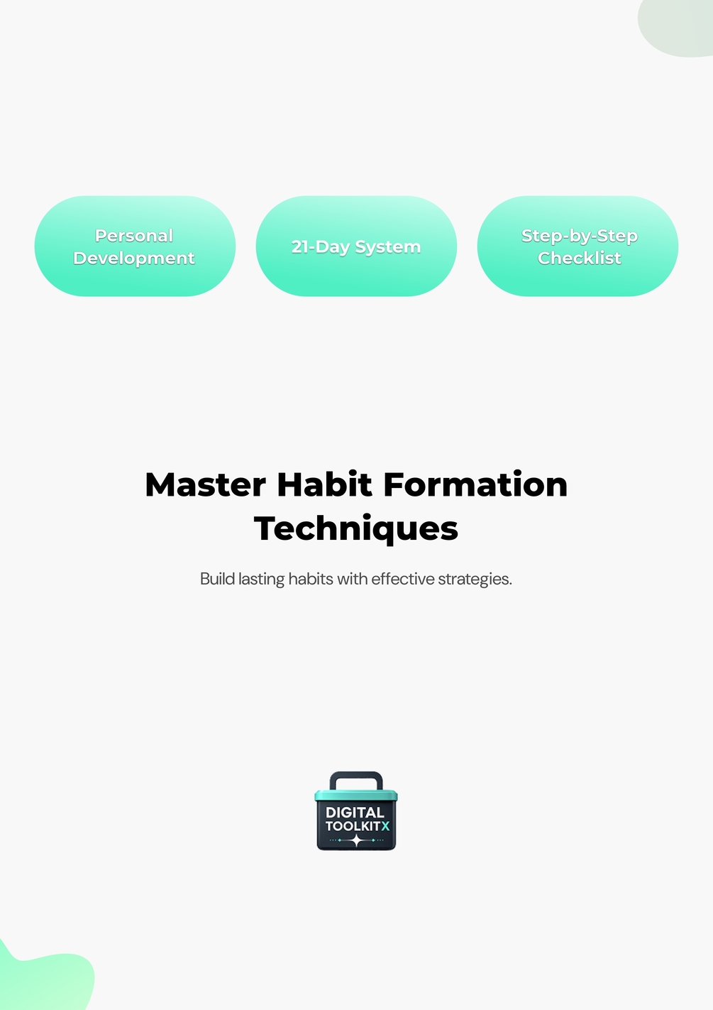 Master Habit Formation Techniques – 21-Day Productivity Toolkit