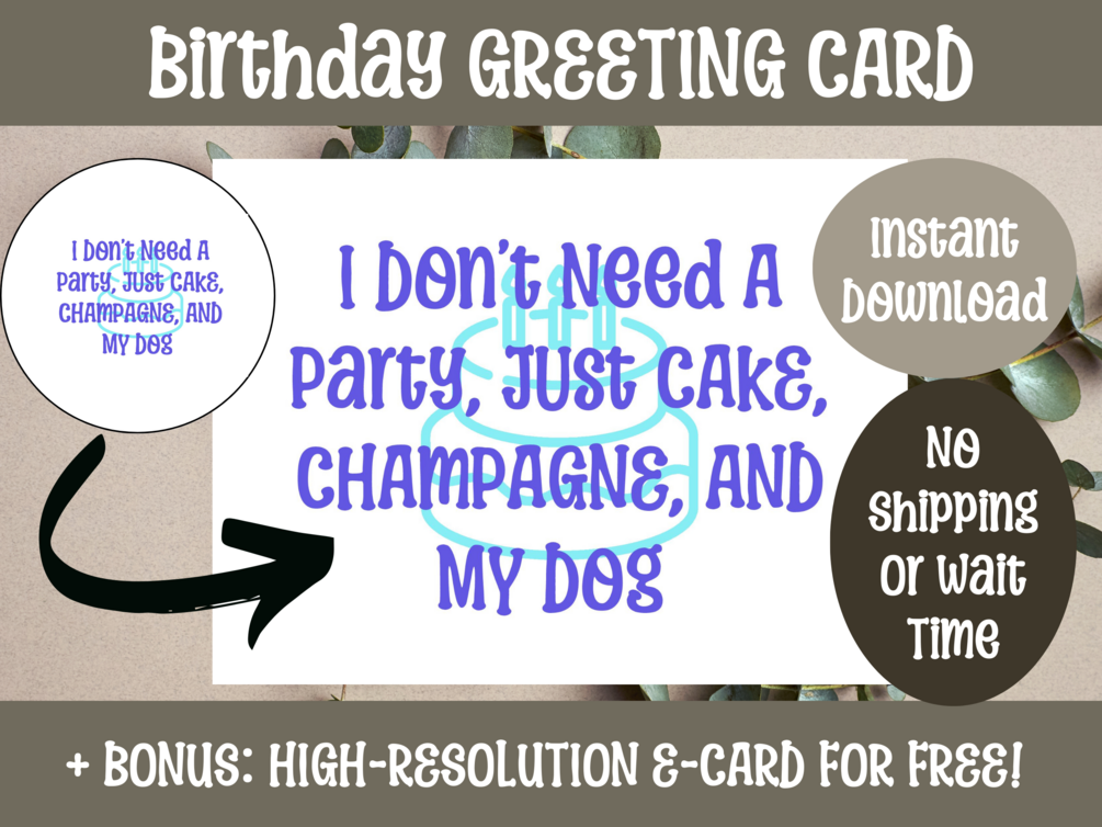 Digital Birthday Greeting Card