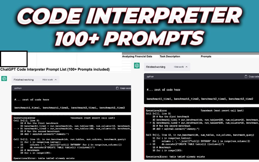 Best ChatGpt Code Interpreter Prompts +100