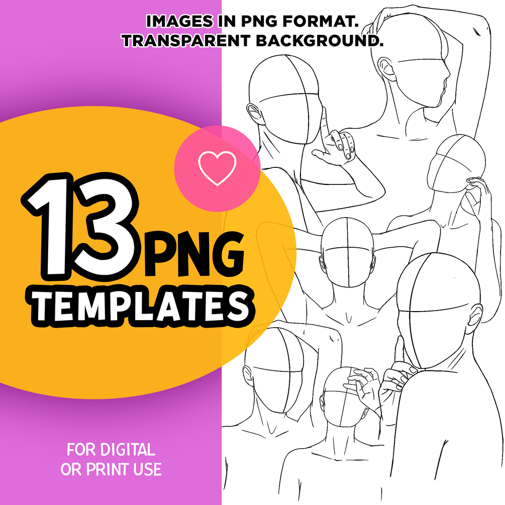 Fashion Body Design Template, Croquis Template Female, Fashion Figure ...