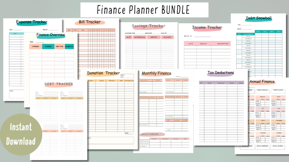 Finance Planner BUNDLE
