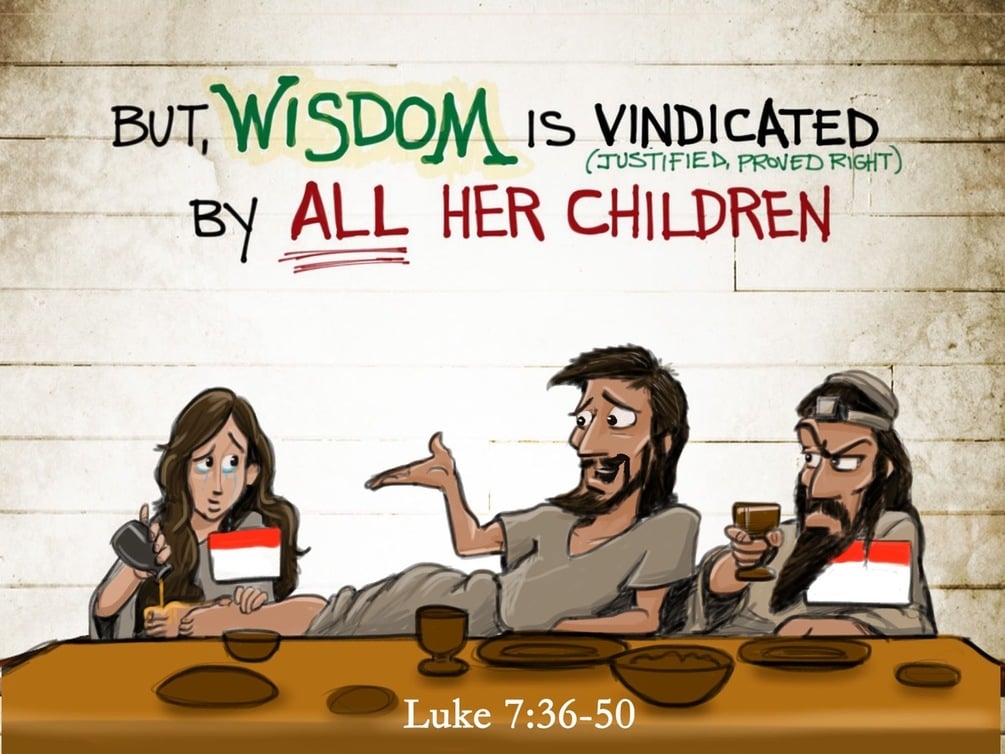 A Cartoonist's Guide to Luke 7:36-50