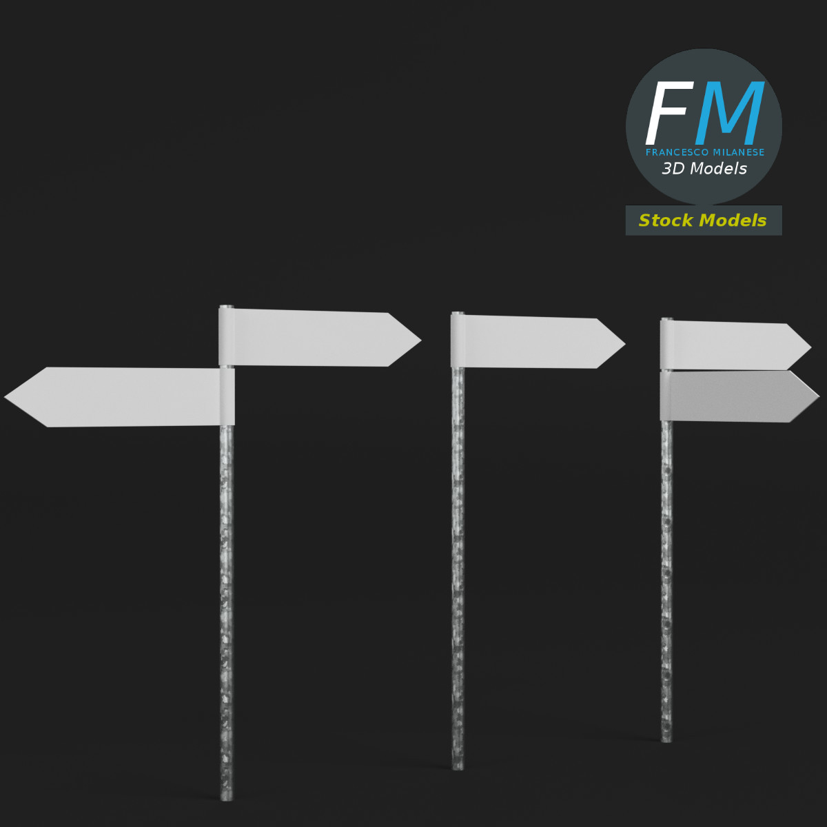 3D MODEL - Signposts