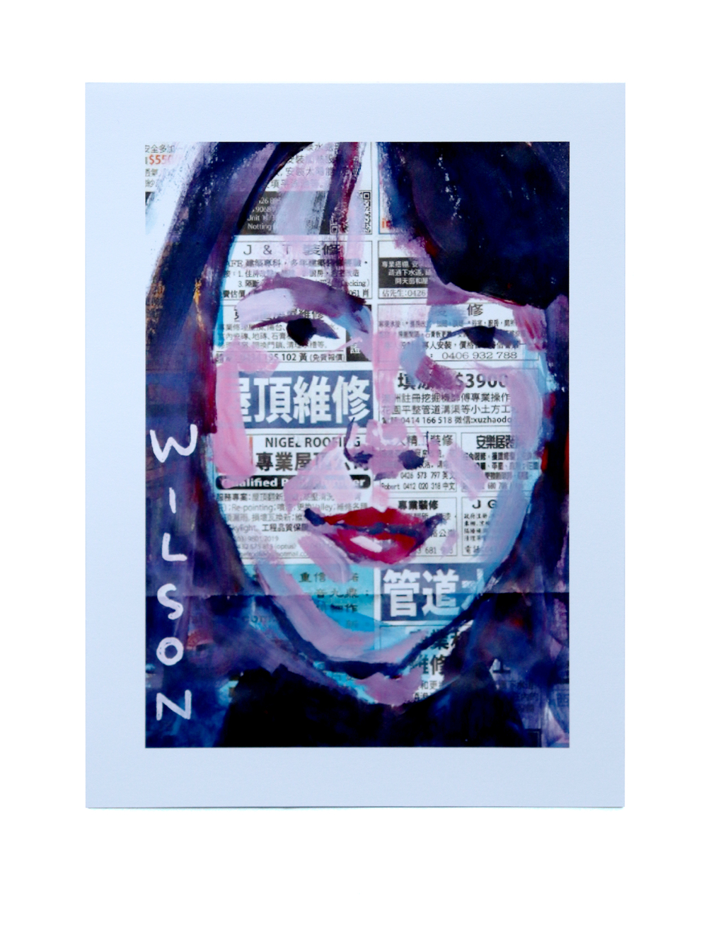 Newspaper Portrait (Antonina)