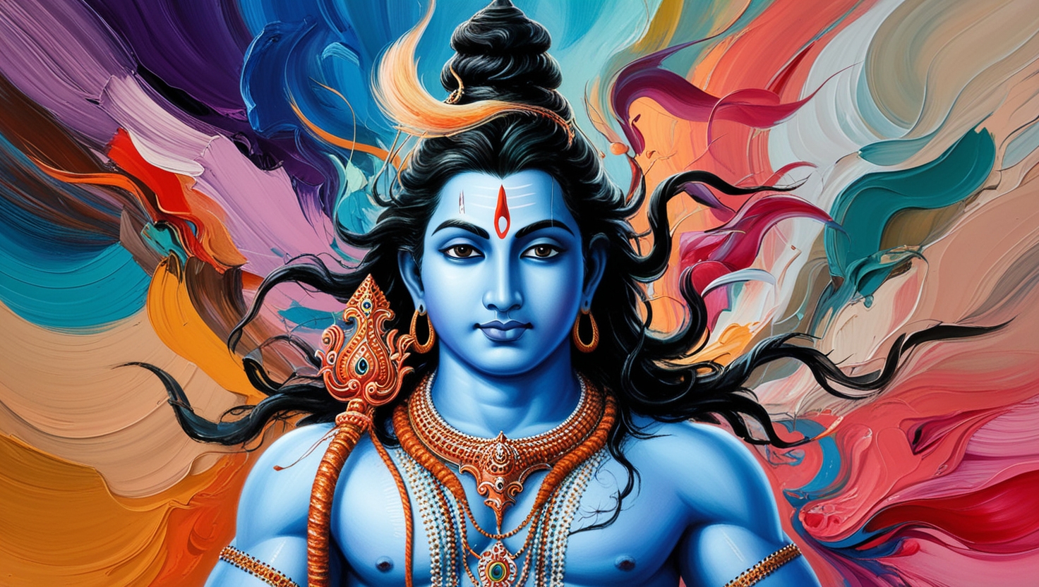 Divine Creations 🌟🎨👑 - Abstract Expression Images of Gods