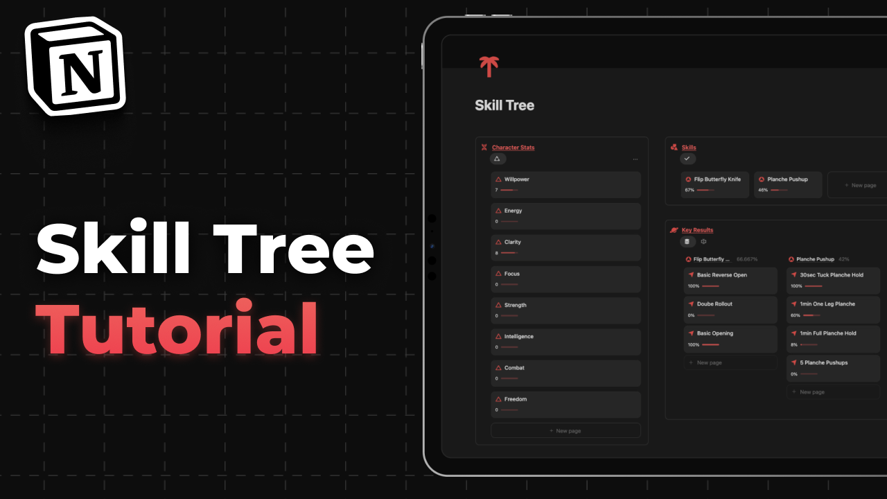 How To Build A Skill Development System In Notion - Chris