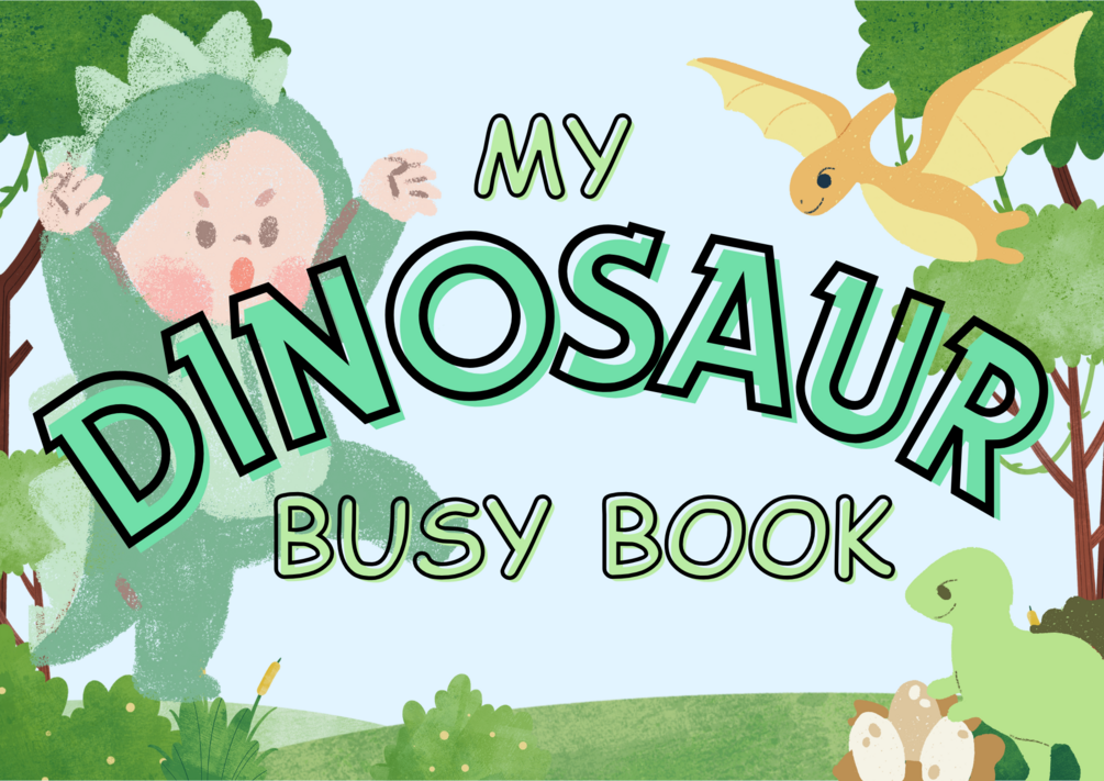 Dinosaur Kids Busy Book