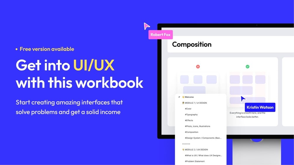 Learn UI/UX in Figma {Workbook}