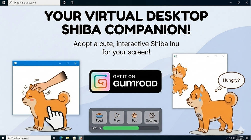 Desktop pet interaction - Your Interactive Virtual Companion (Free/PWYW)