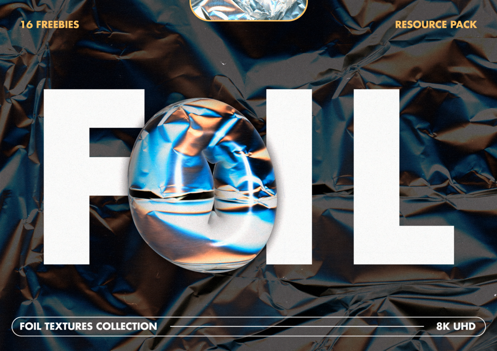 Free Pack #3 Foil Textures (8K)