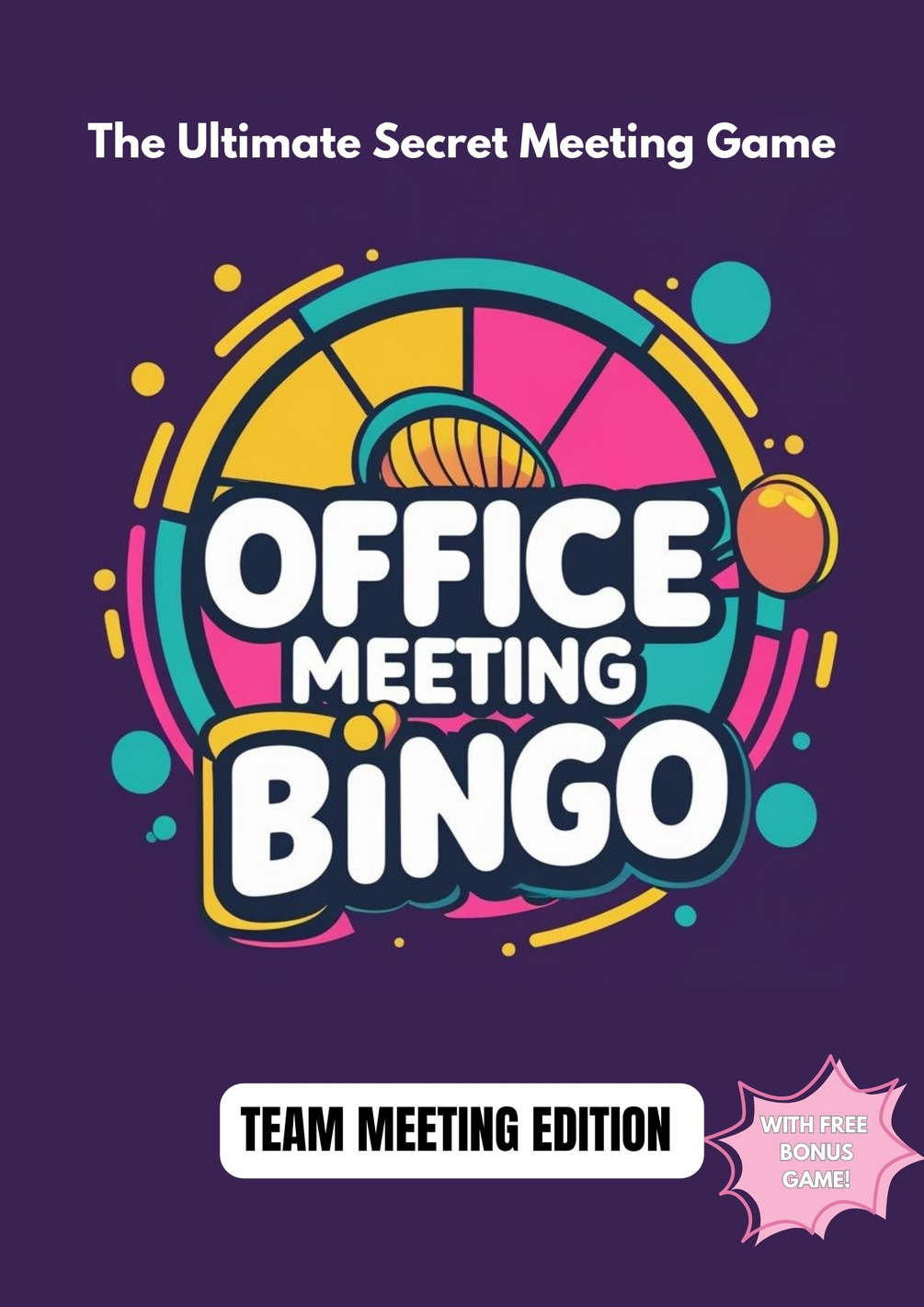 Office Meeting Bingo - Team Meeting Edition