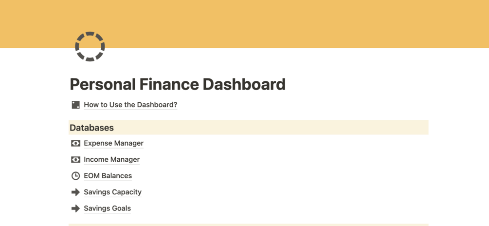 Personal Finance Dashboard