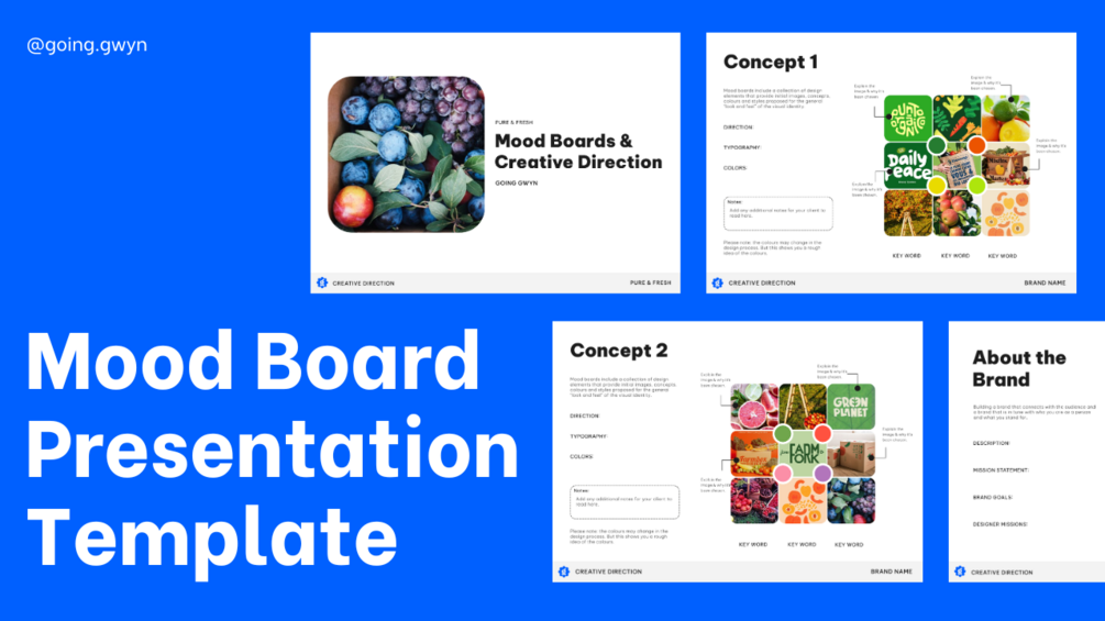 Mood Board Presentation Template