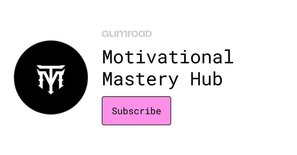 Motivational Mastery Hub