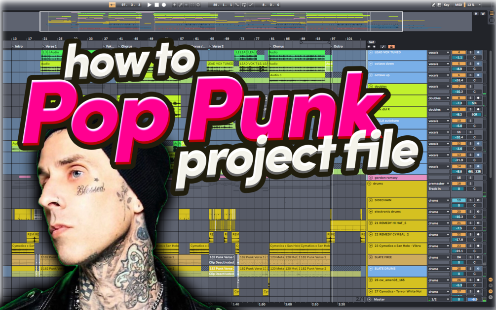 How to Pop Punk (Travis Barker, sueco, KennyHoopla) Project File