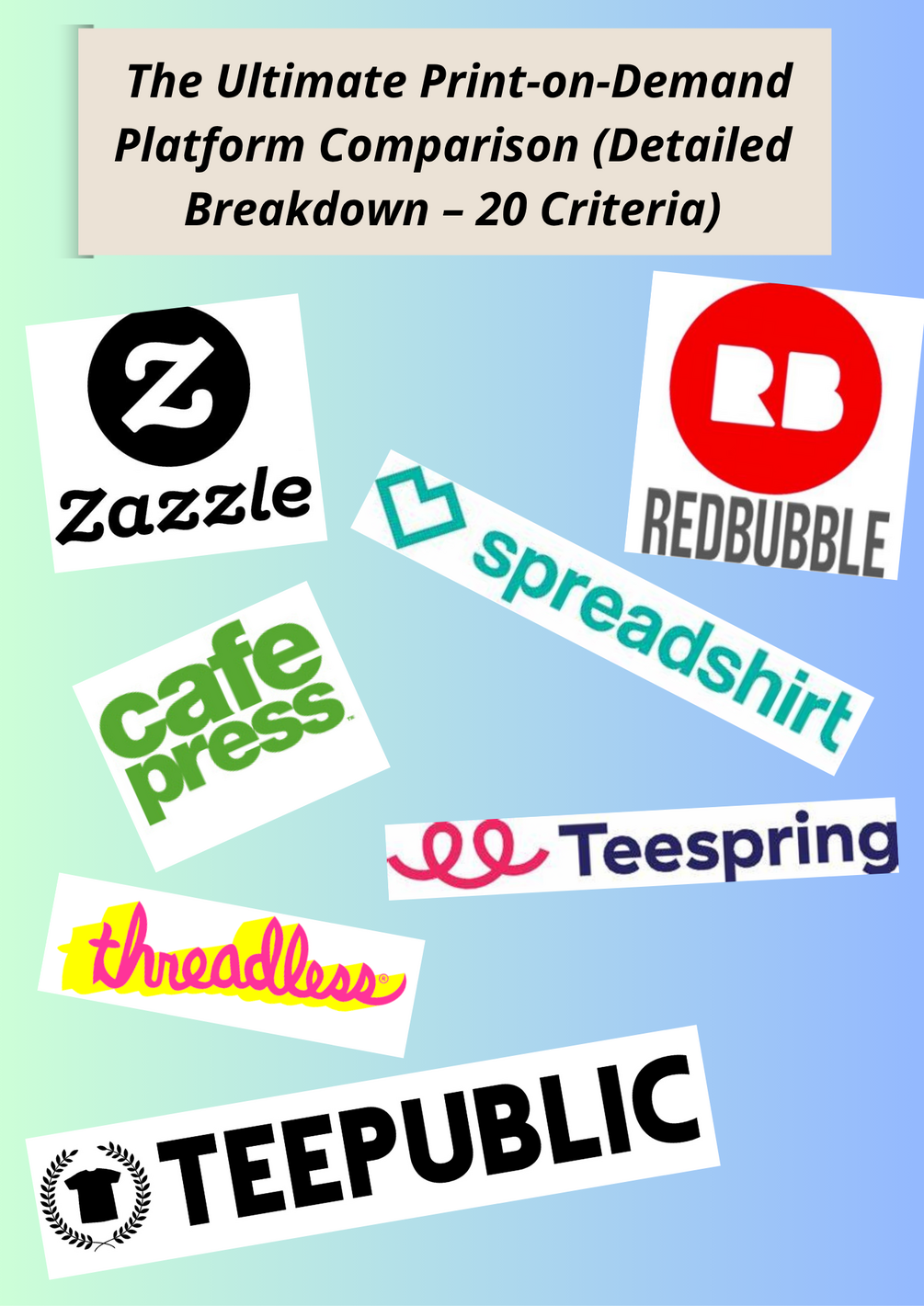 The Ultimate Print-on-Demand Platform Comparison (Detailed Breakdown ...