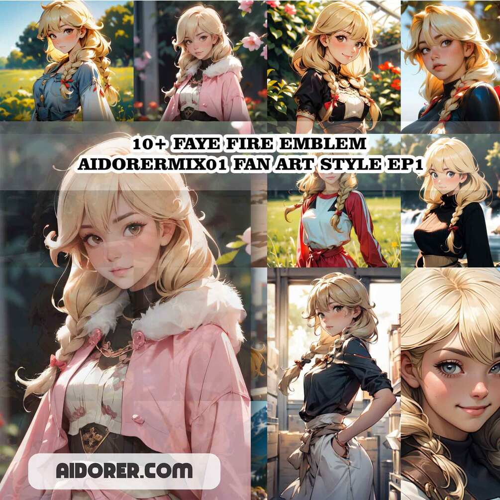 10+ FAYE FIRE EMBLEM AIDORERMIX01 FAN ART STYLE EP1
