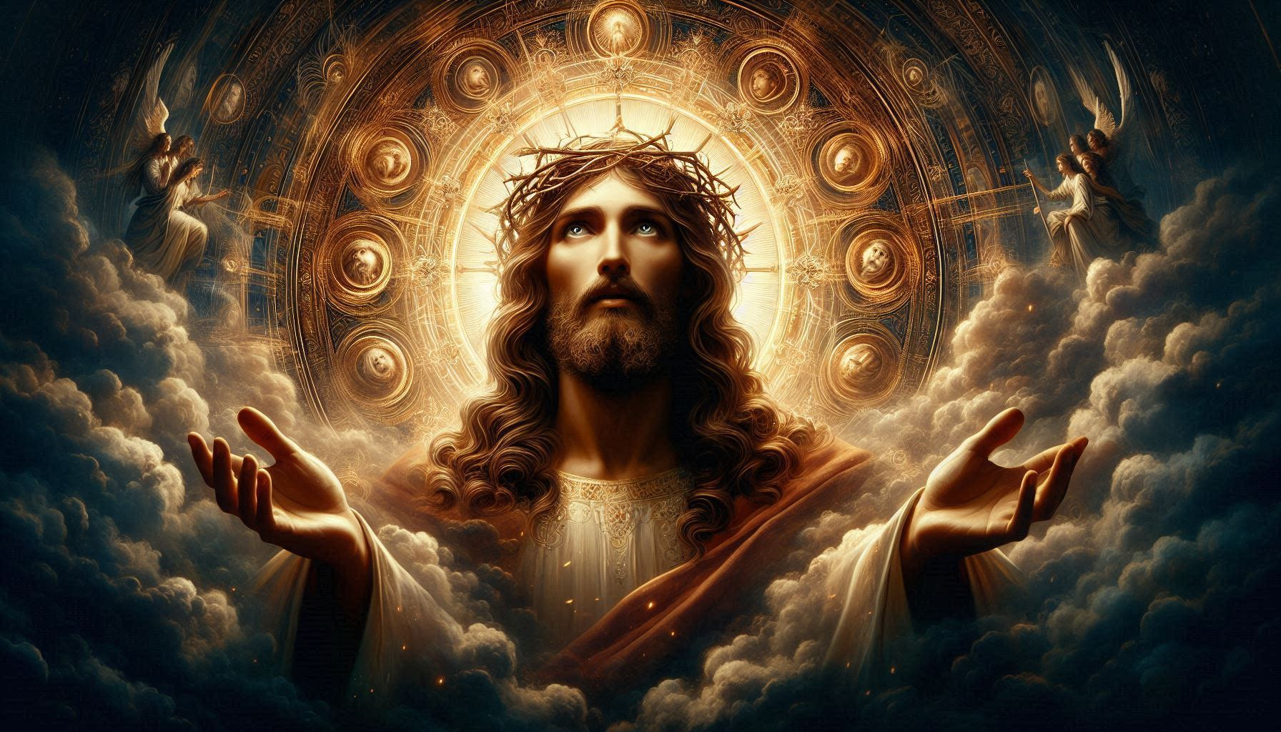 🎨 Sacred Digital Emage of Lord Jesus Christ 🙏🏻