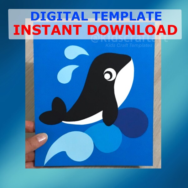 BUNDLE 2D Shape Ocean Under the Sea Animals Craft Summer Crafts ...