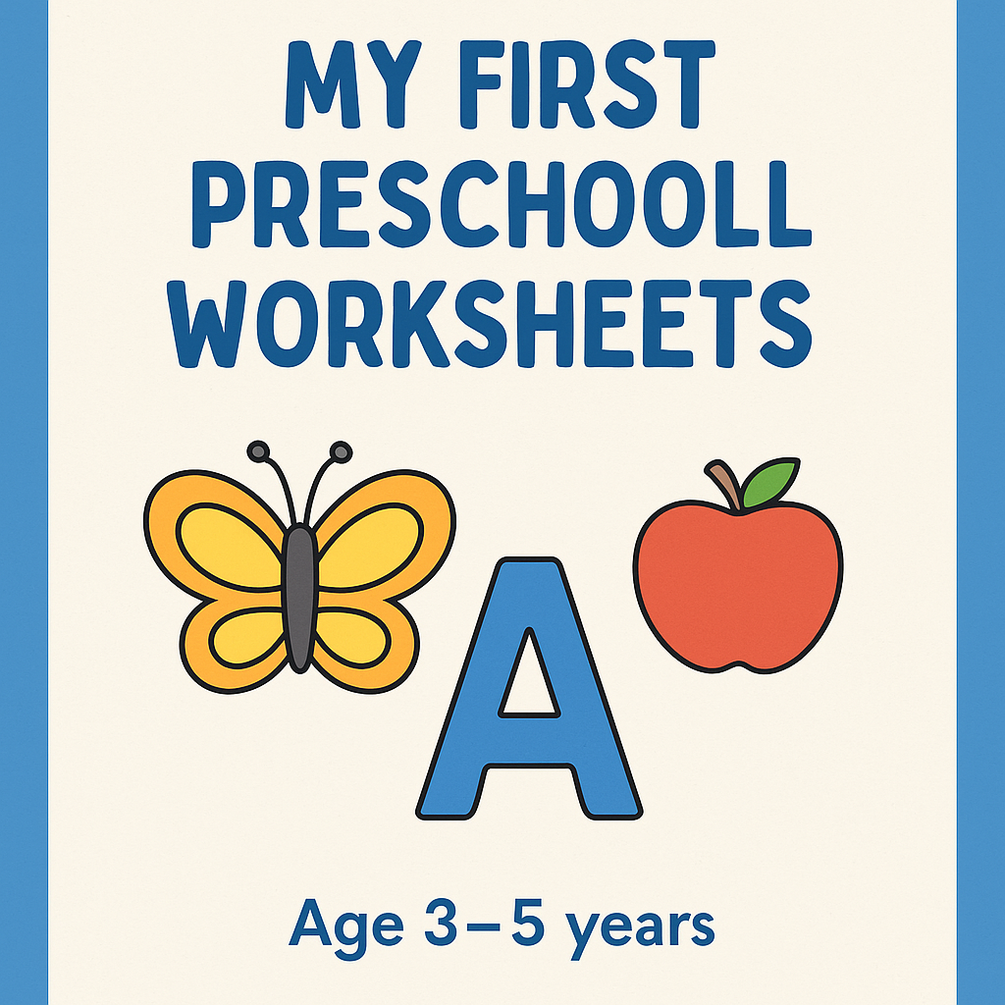 my first preschool worksheets