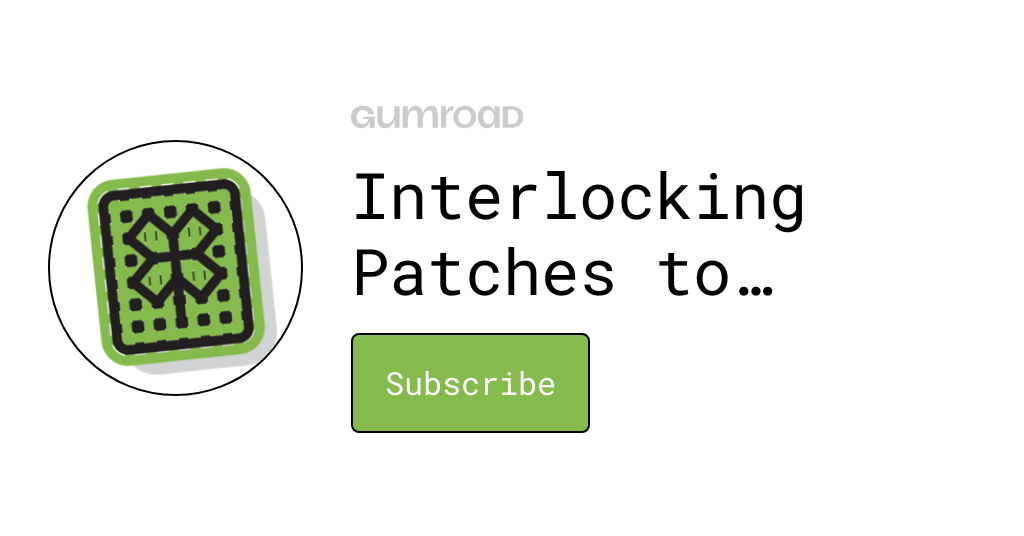 Interlocking Patches to Crochet & Collect