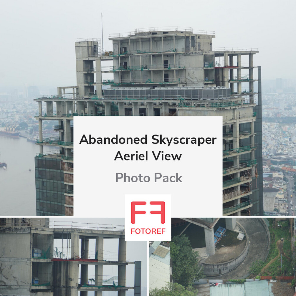 90 photos of Abandoned Skyscraper Aeriel View