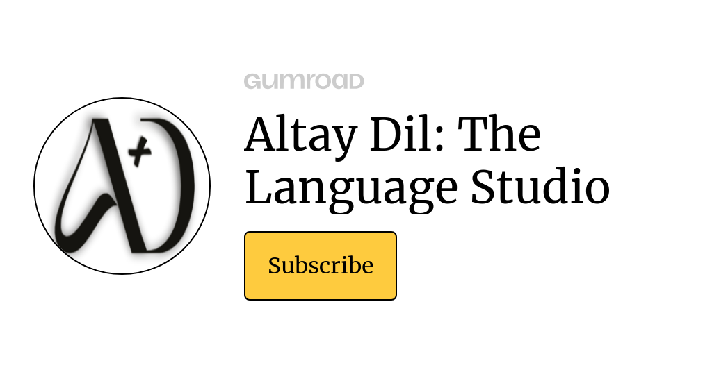 Altay Dil: The Language Studio
